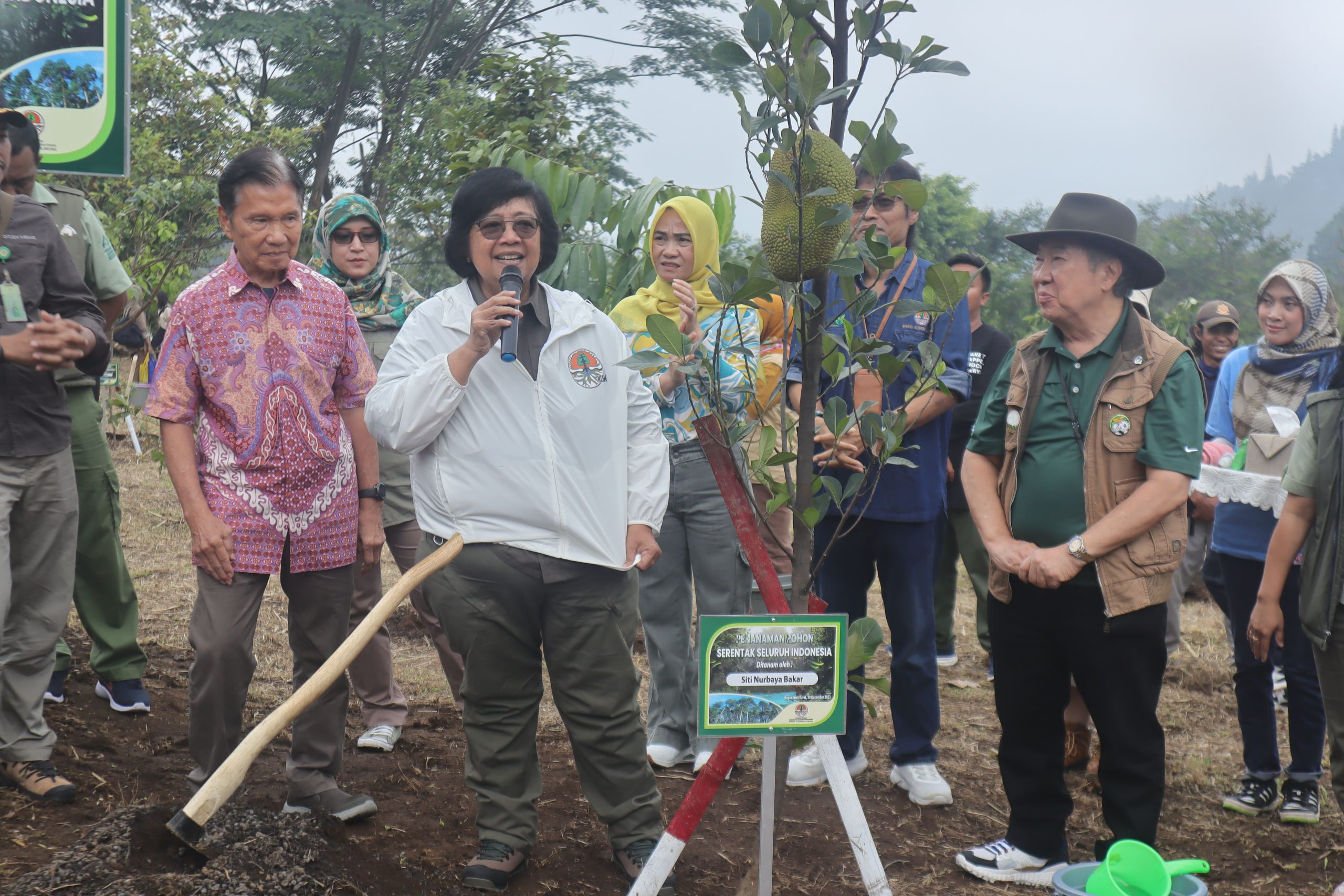 KLHK dan TSI Resmikan Hutan Pakan Satwa, Tanam 200 Pohon Buah di Kaki ...